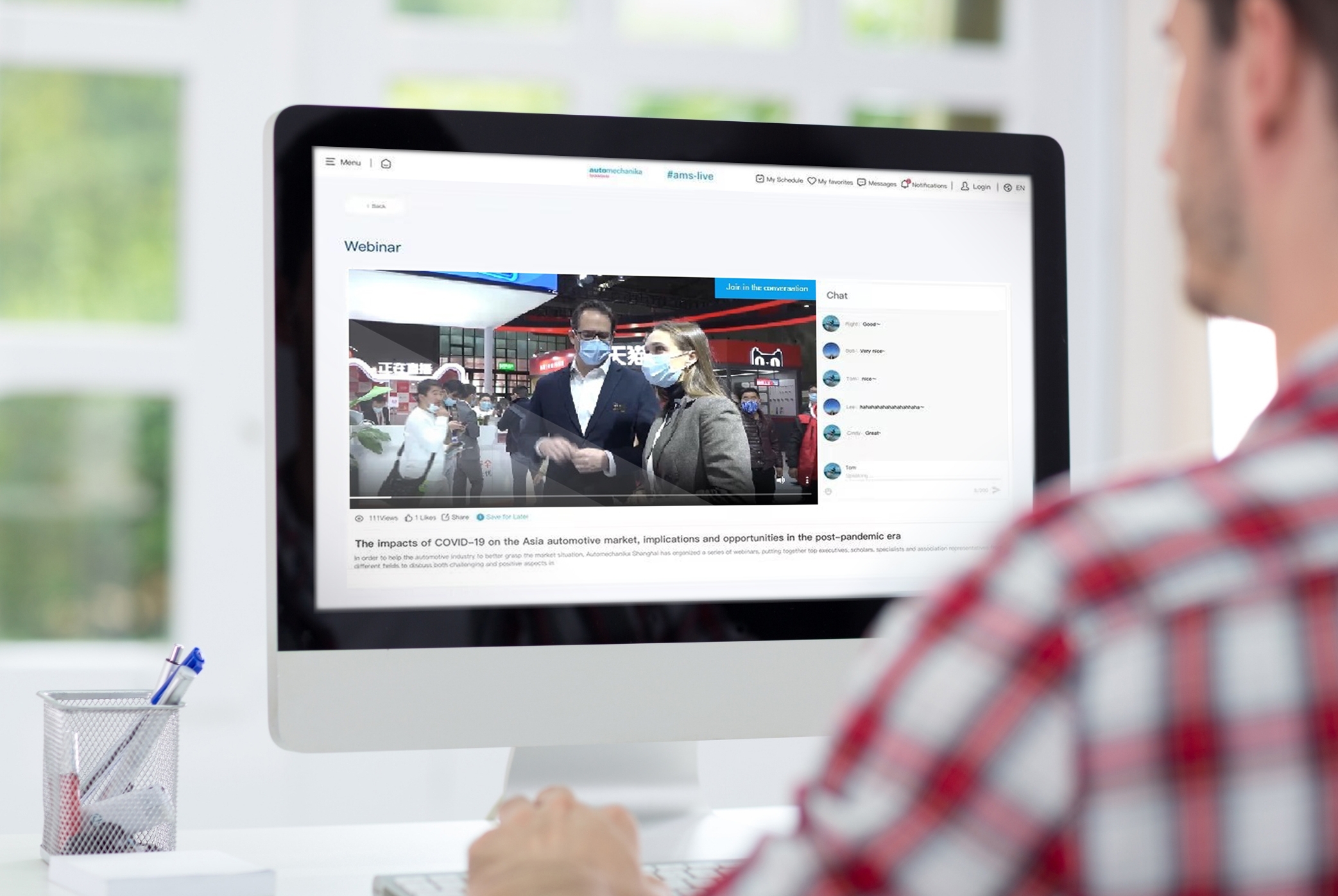 #ams-live Digital Platform